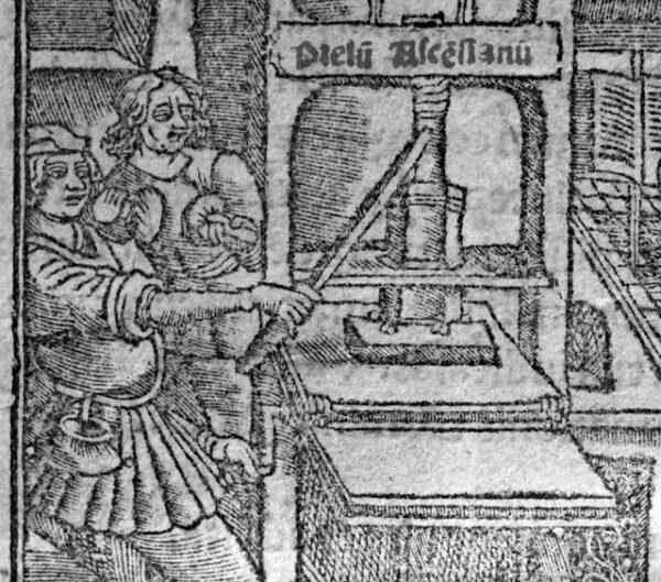 Renaissance printing presses - The Antiquary