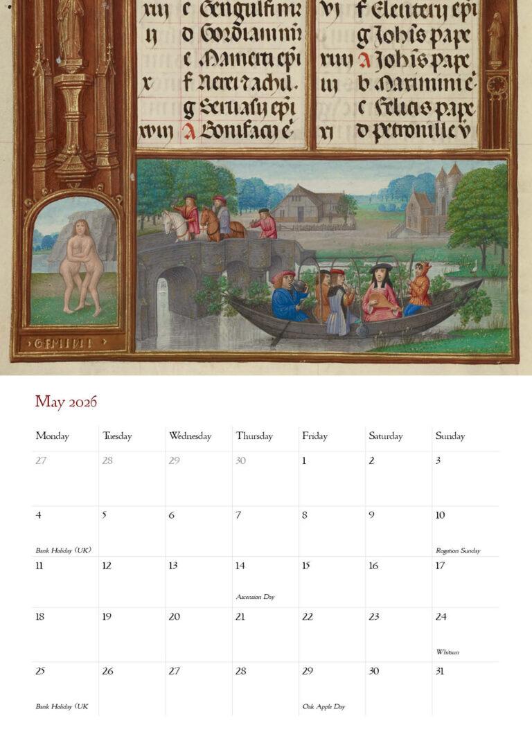2026 Antiquary Calendar: The Medieval Year