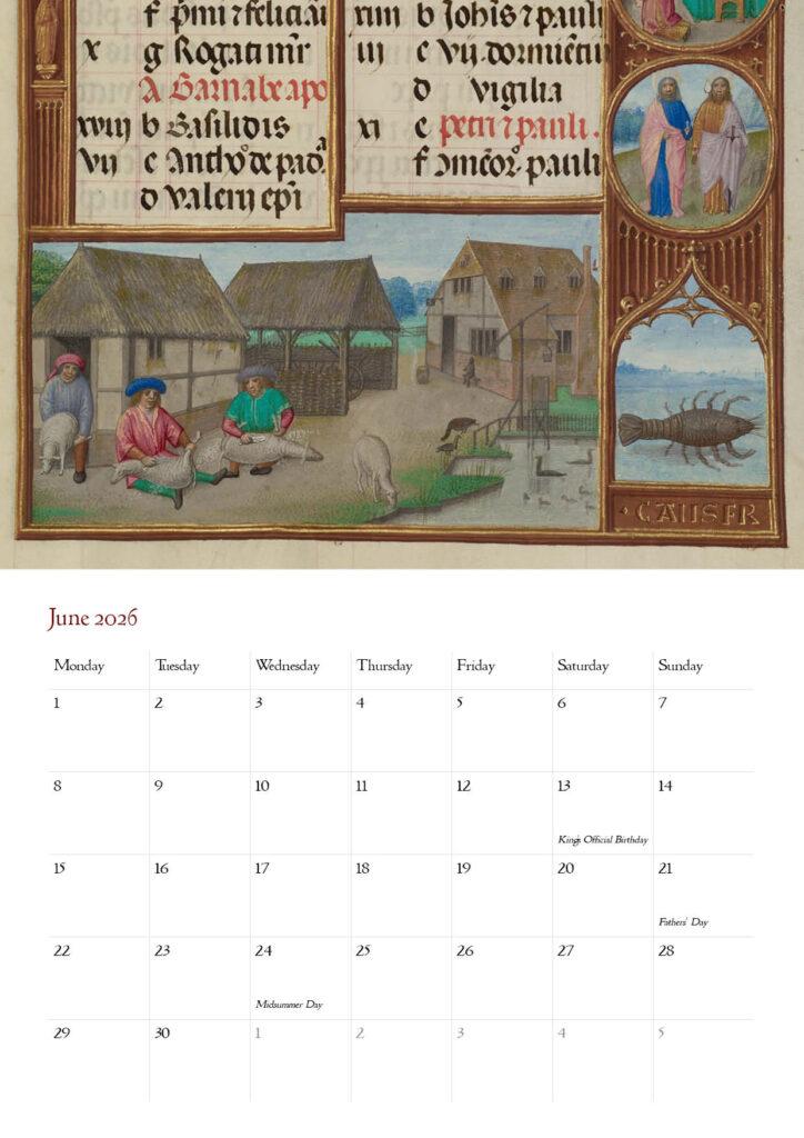 2026 Antiquary Calendar: The Medieval Year